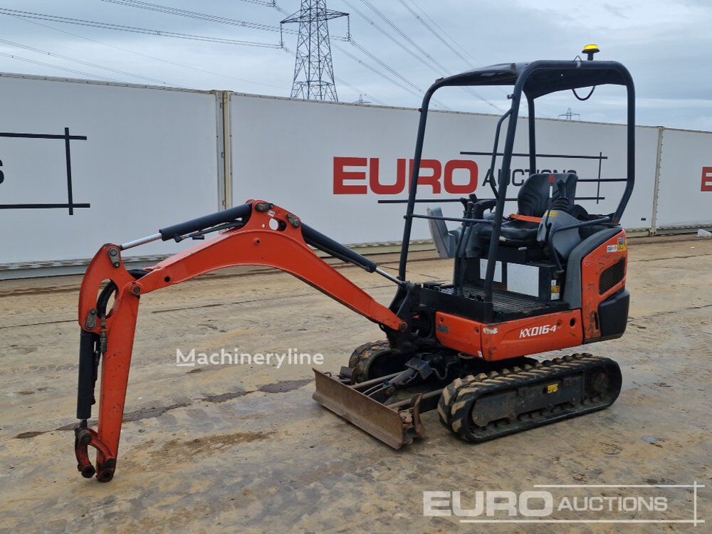 Prodaje se Kubota KX016-4 mini bager na aukciji