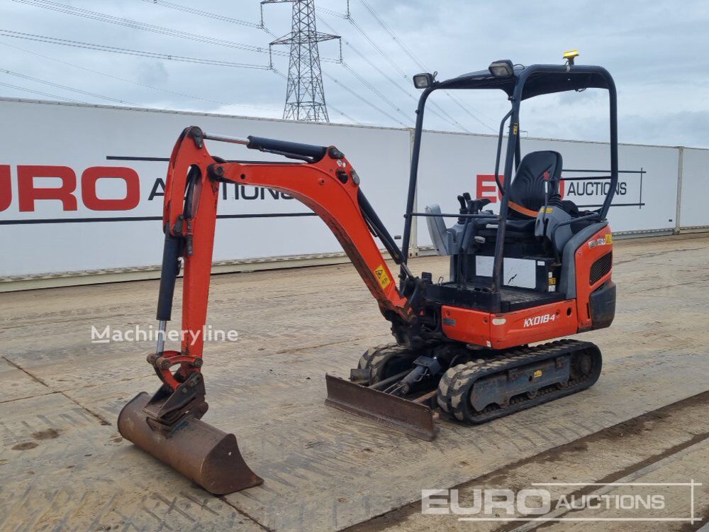 Prodaje se Kubota KX018-4 mini bager na aukciji