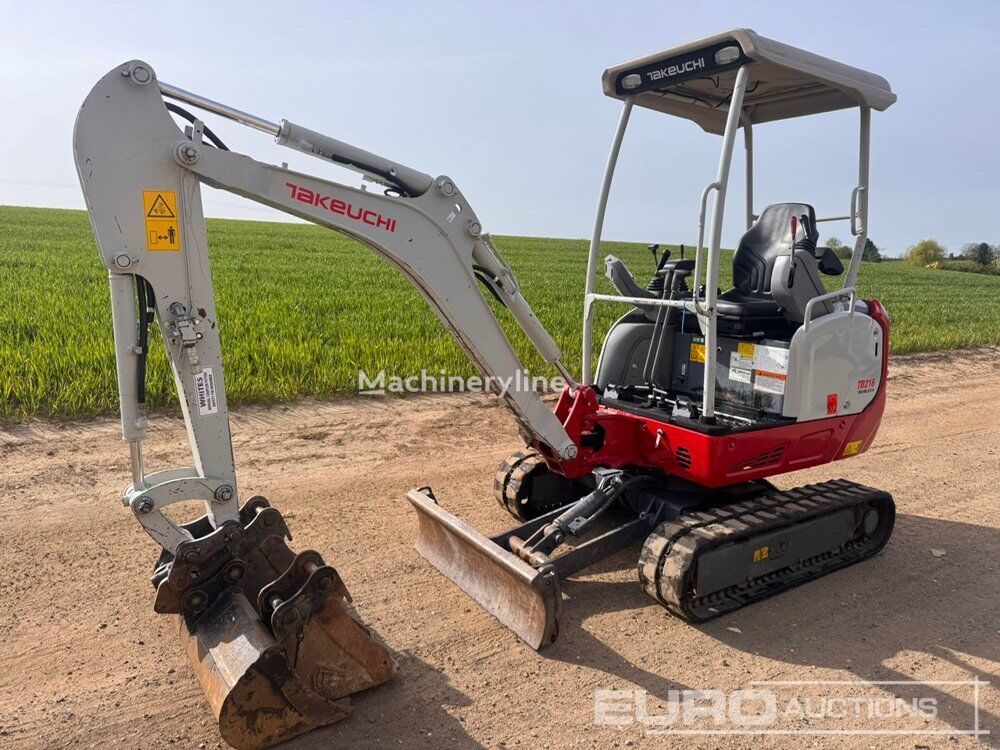 Prodaje se Takeuchi TB216 mini bager na aukciji
