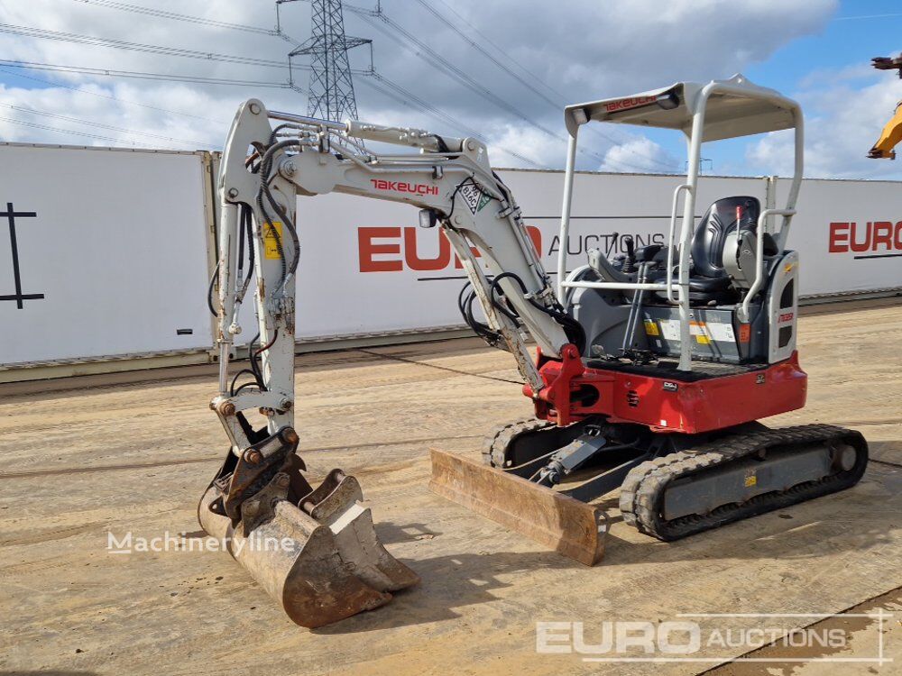 Prodaje se Takeuchi TB325R mini bager na aukciji