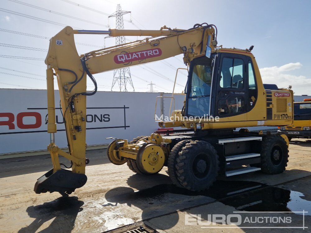 Prodaje se Komatsu PW170 bager na šinama na aukciji