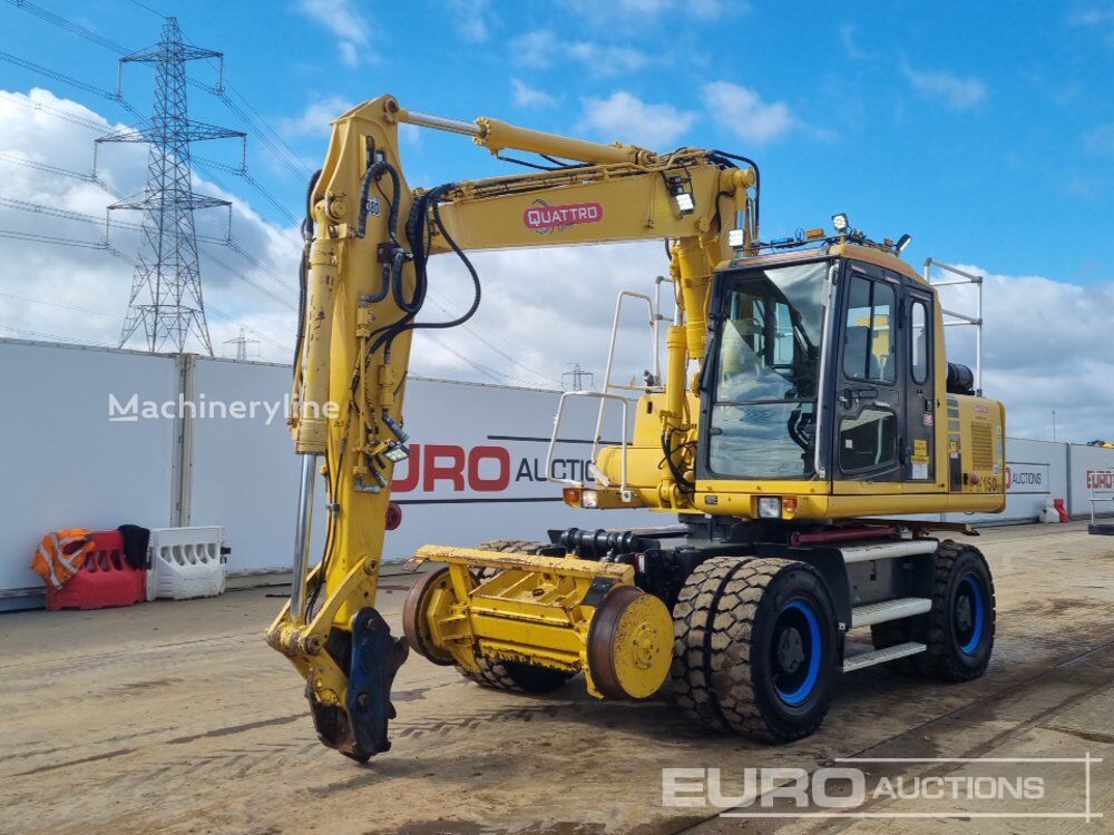 Prodaje se Komatsu PW150 bager na šinama na aukciji