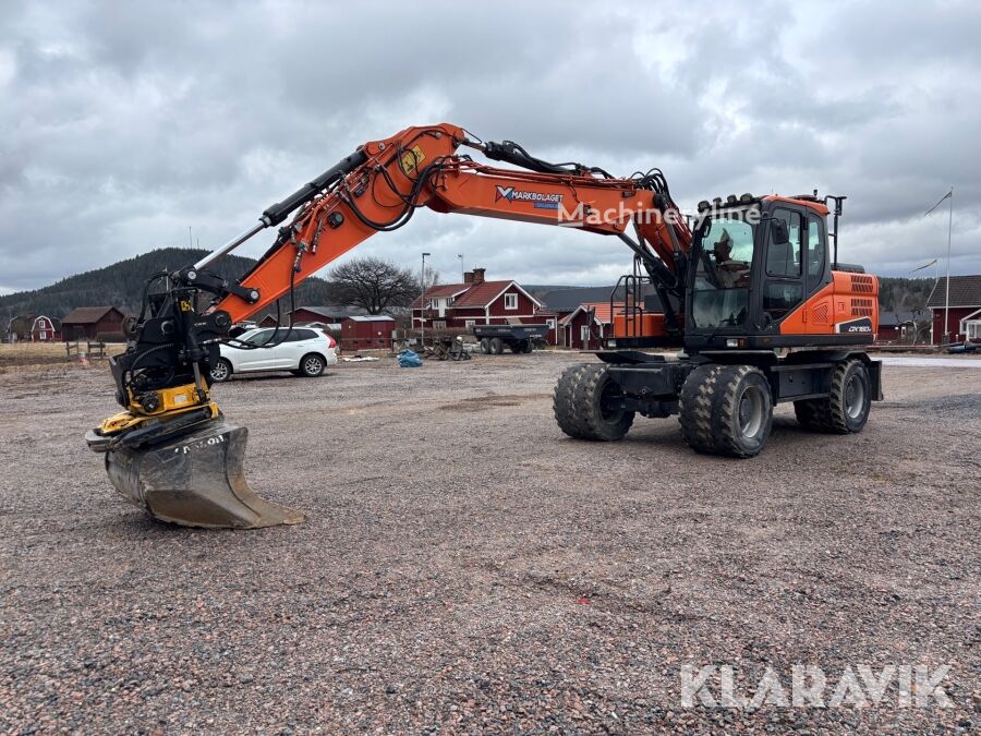 Prodaje se Doosan DX160W-5 mini bager na aukciji