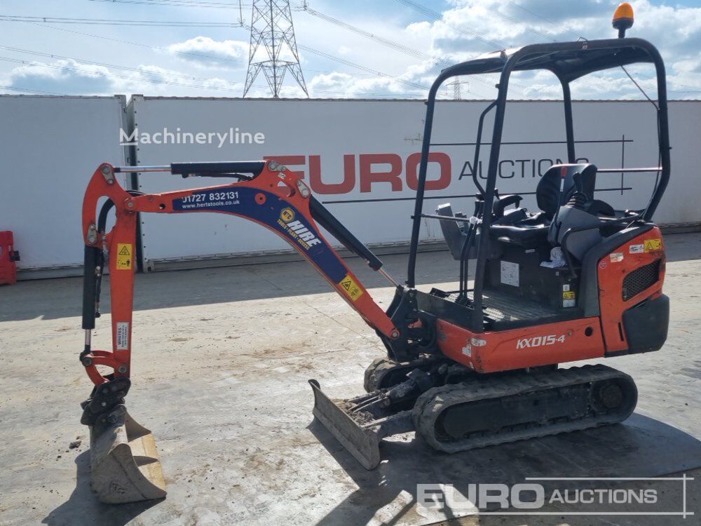 Prodaje se Kubota KX015-4 mini bager na aukciji