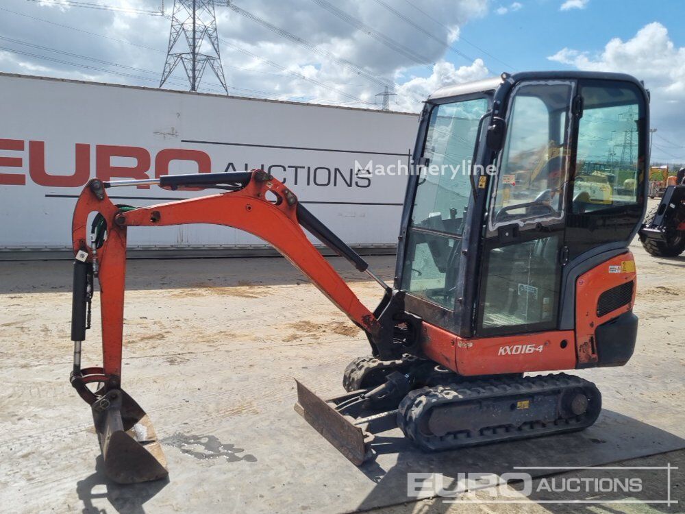 Prodaje se Kubota KX016-4 mini bager na aukciji