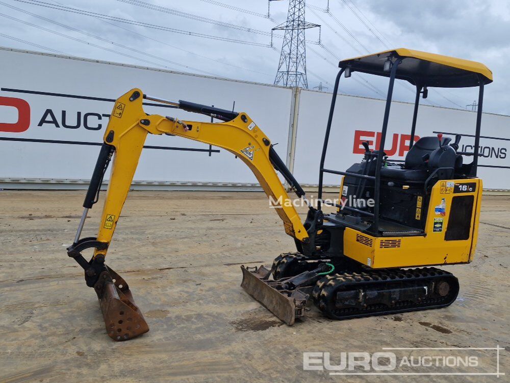 Prodaje se JCB 16C-1 mini bager na aukciji