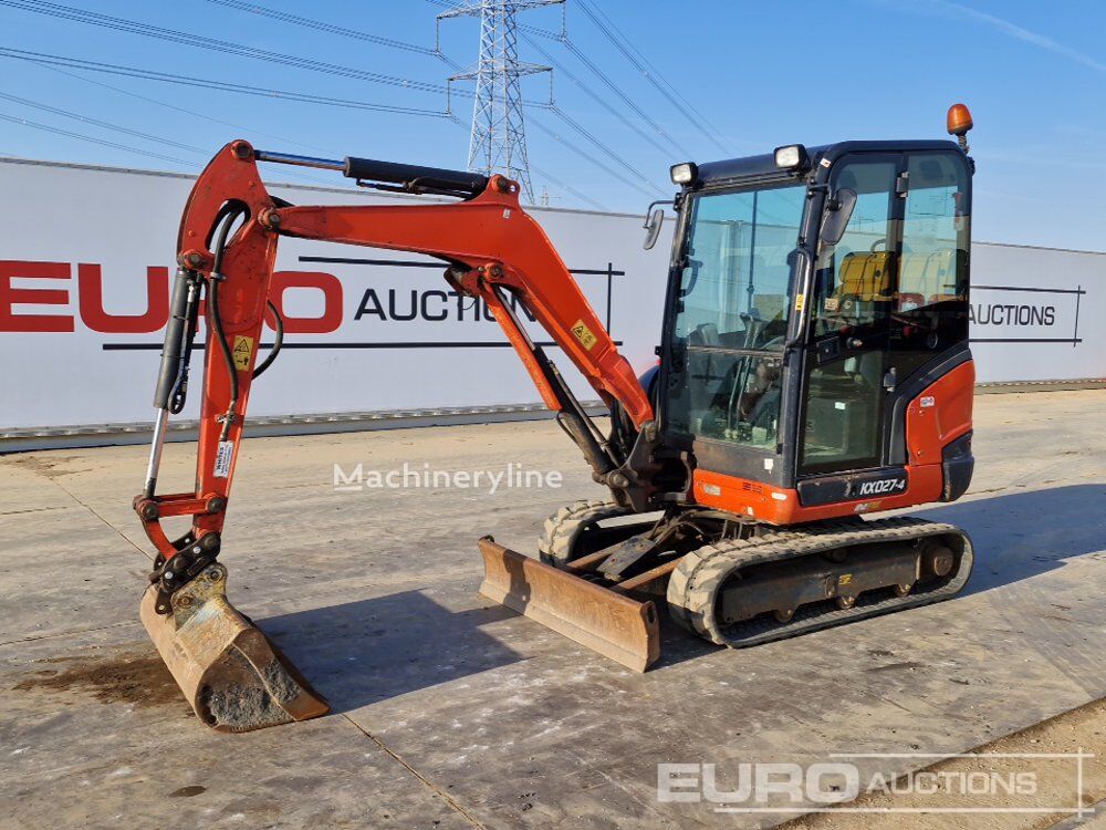 Prodaje se Kubota KX027-4 mini bager na aukciji
