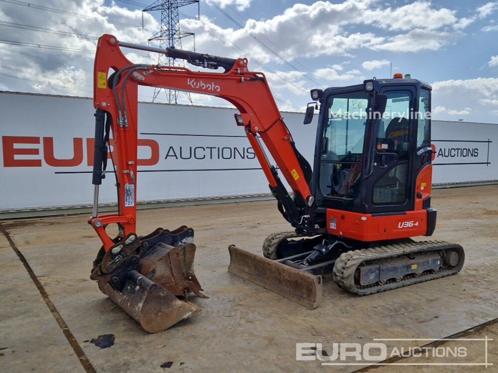 Prodaje se Kubota U36-4 mini bager na aukciji