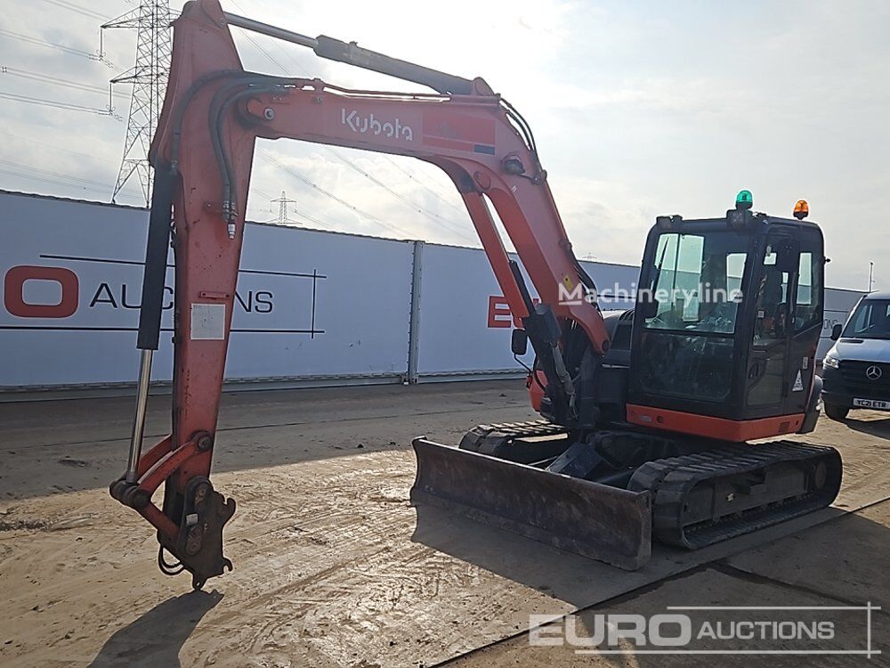 Prodaje se Kubota KX080-4 mini bager na aukciji