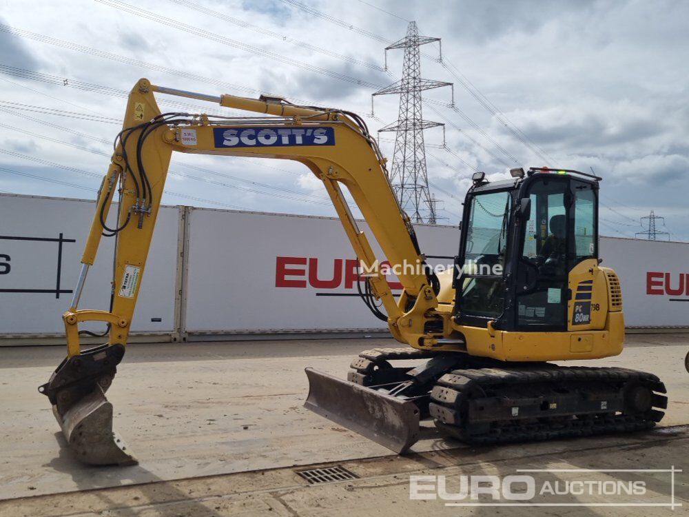 Prodaje se Komatsu PC80MR-5 mini bager na aukciji