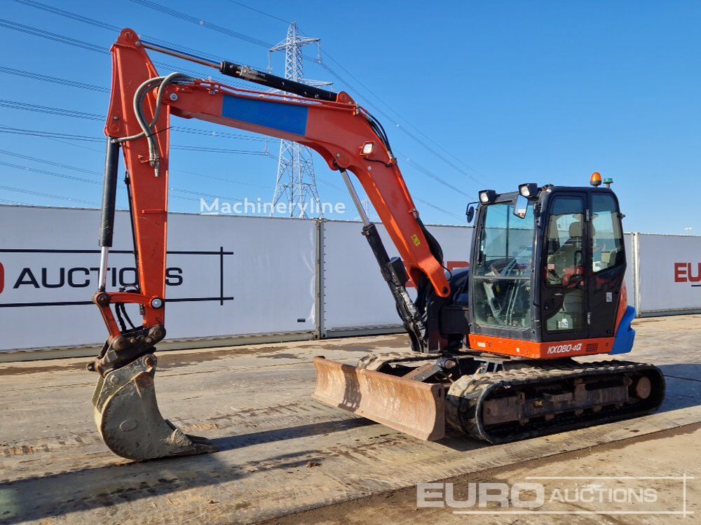 Prodaje se Kubota KX080-4A mini bager na aukciji