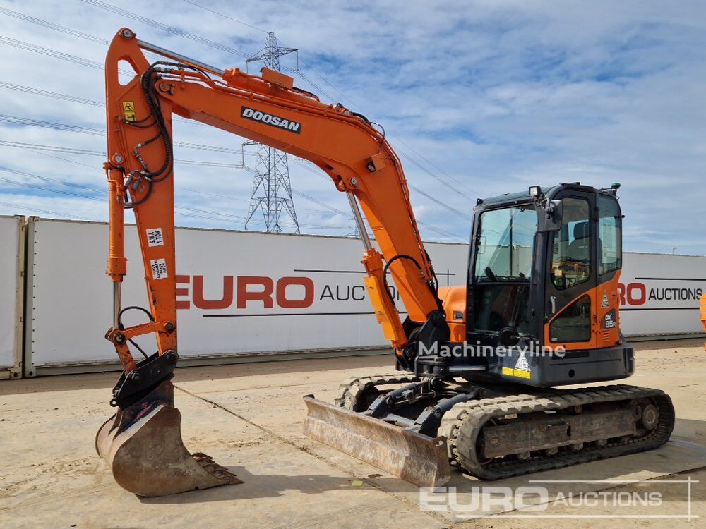 Prodaje se Doosan DX85R-3 mini bager na aukciji
