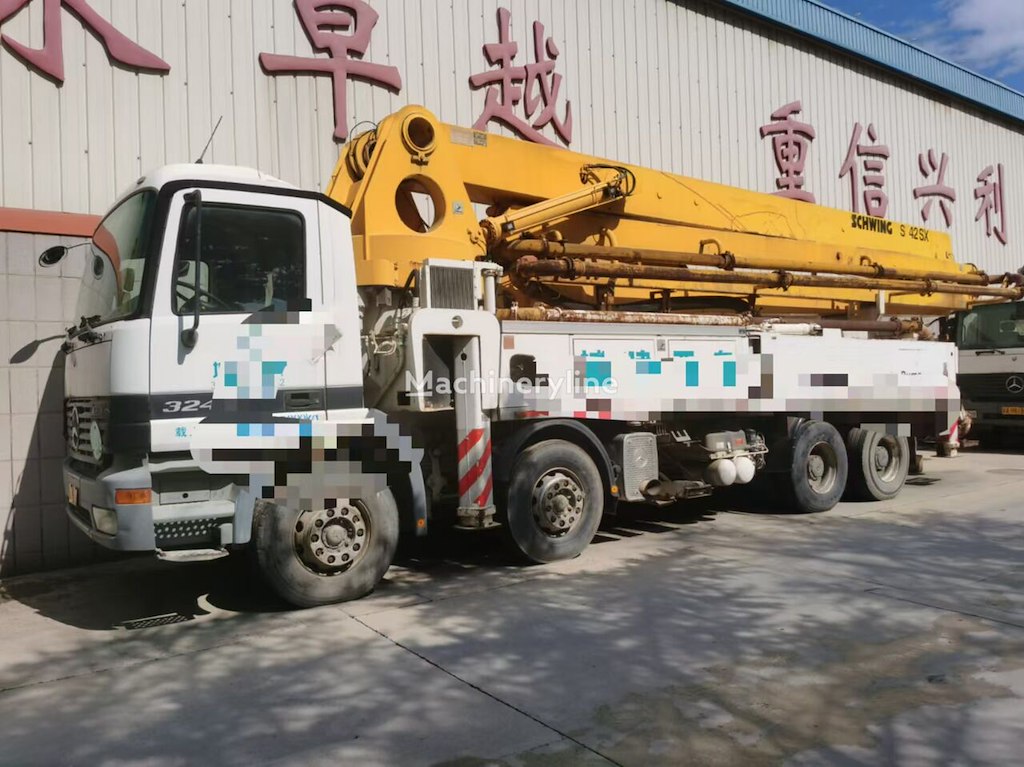 Schwing na šasiji Mercedes-Benz Schwing 42m Concrete Pump on Mercedes-Benz Chassis pumpa za beton