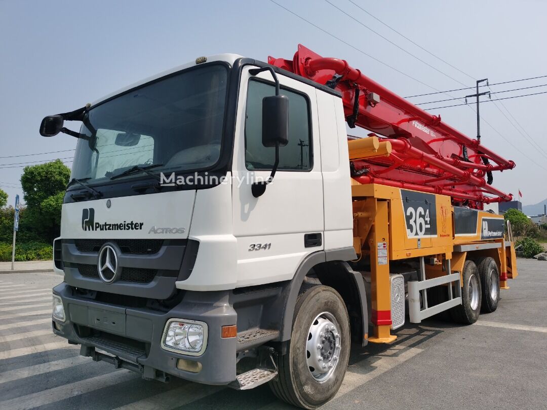 Putzmeister BSF 36 140 na šasiji Mercedes-Benz Actros 3341 pumpa za beton