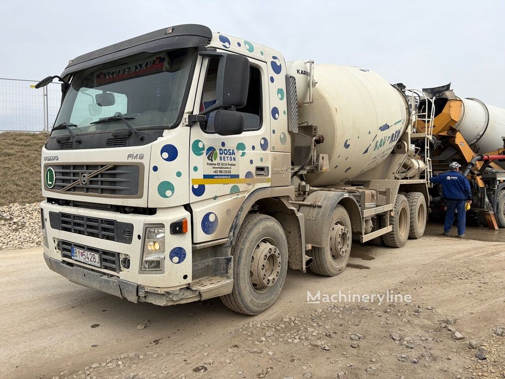 Prodaje se Volvo FM9 380 8X4 R kamion s mešalicom za beton na aukciji