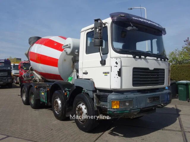 MAN 32-364 LIEBHERR MIXER,STEEL SPRINGS,BIG AXEL kamion s mešalicom za beton