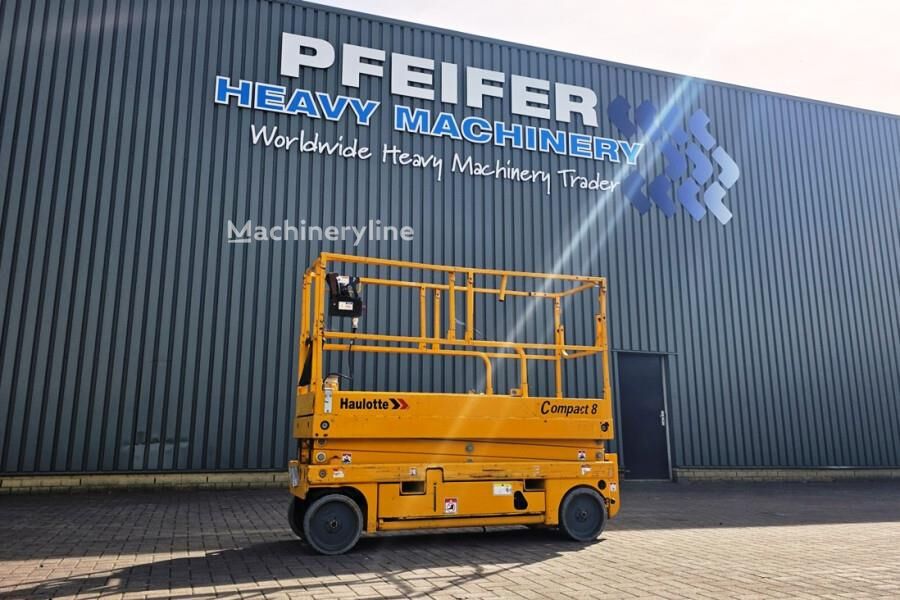 Haulotte Compact 8 Electric, 8.2m Working Height, 350kg Cap makazasta platforma
