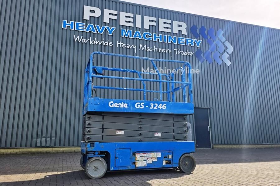 Genie GS3246 Electric, Working Height 11.75 m, 318kg Cap makazasta platforma