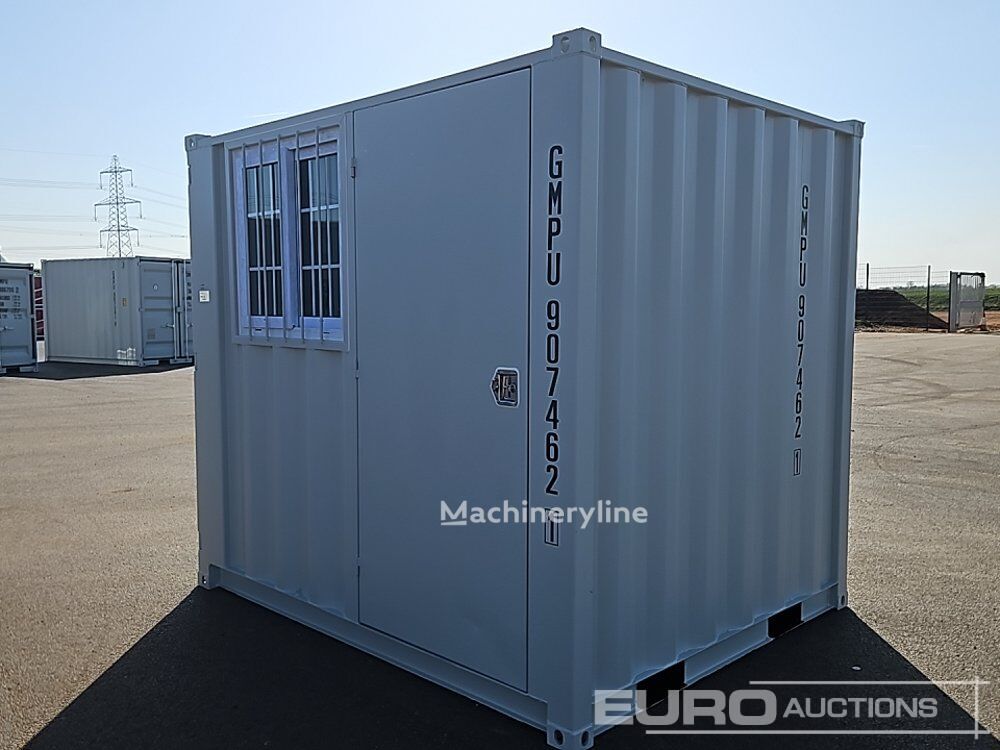 Prodaje se 8' x 7' Container, 1 Side Door, 1 End Door, Window (Cannot Be Re radnički kontejner na aukciji