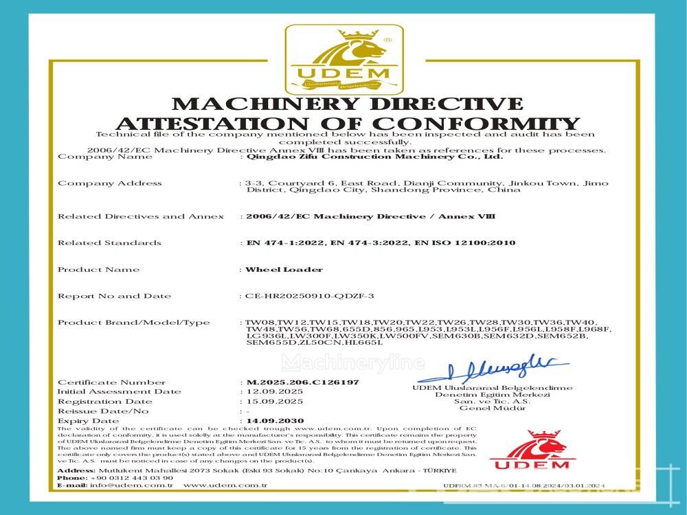 Prodaje se Blanche TW36 prednji utovarivač na aukciji