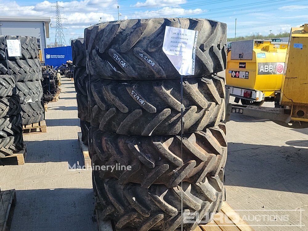 Prodaje se JCB 15.5/80-24 Tyre (4 of) gumi za prednje utovarivače na aukciji