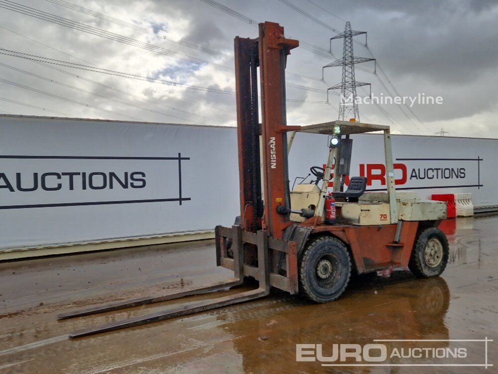 Prodaje se Nissan 70 dizel viljuškar na aukciji