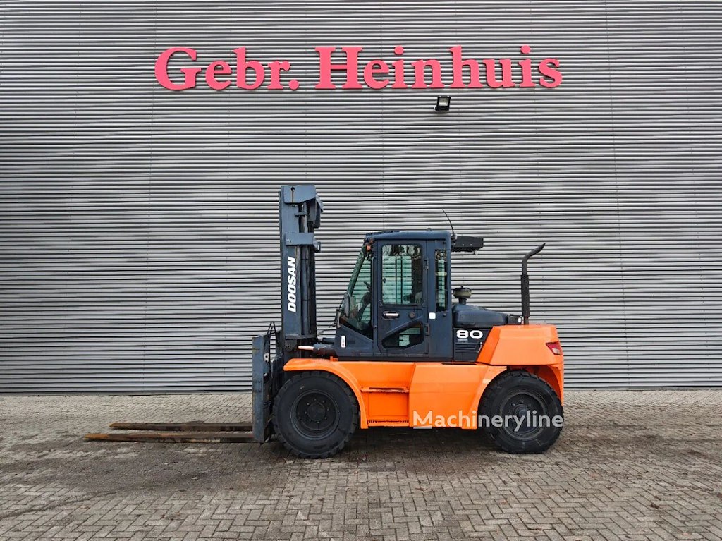 Doosan D80S-7 1585 Hours! dizel viljuškar