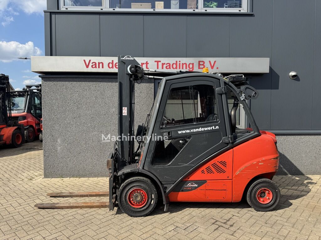 Linde H35D-02 Duplo 370 Freelift / Sideshift / Vorkversteller VW Diese dizel viljuškar