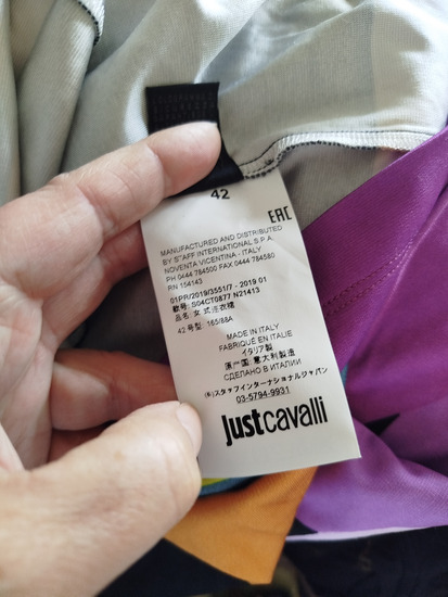 JUST CAVALLI haljina, IT42, NOVO