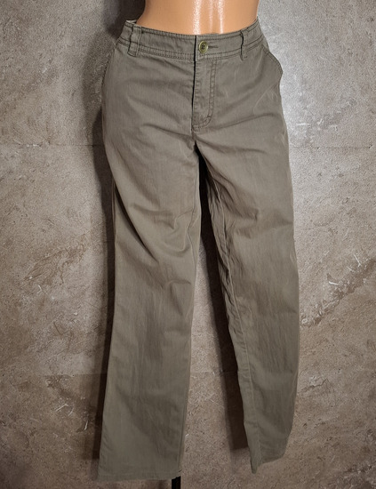 Esprit maslinaste pantalone L