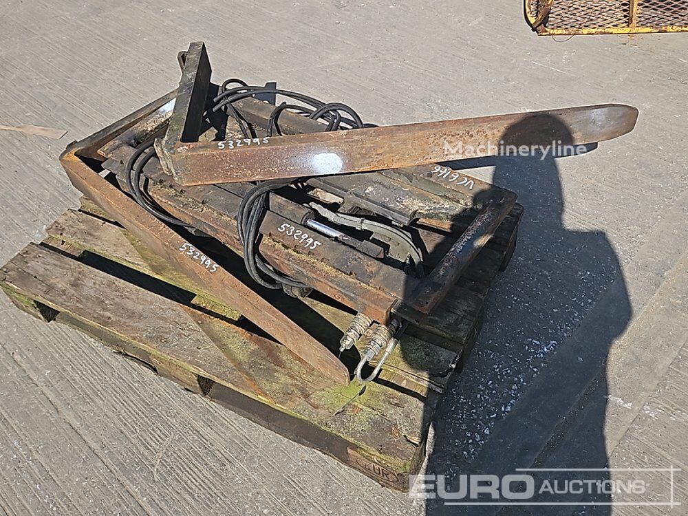 Prodaje se Side Shift Carriage & Forks to suit Forklift kašiku za prednje utovarivač na aukciji