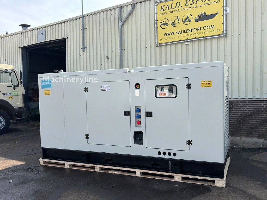 Ricardo 500 KVA (400KW) Silent Generator 3 Phase ATS 50HZ 400V Sockets N diesel generator