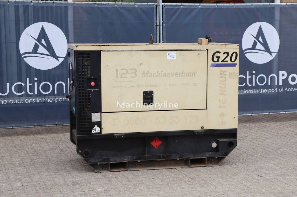 Prodaje se Doosan G20 diesel generator na aukciji