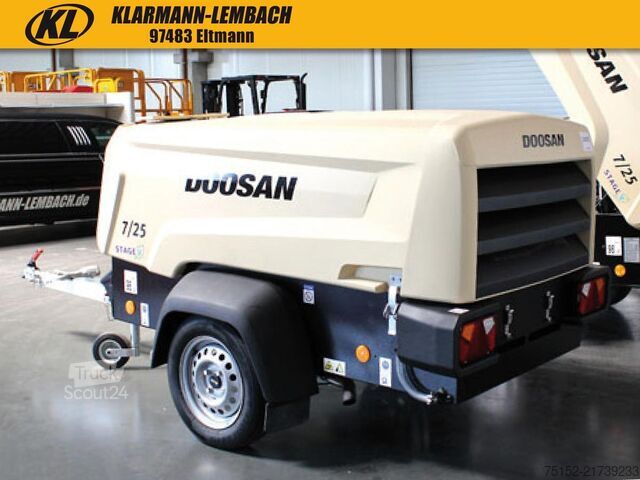 Novi Doosan 7/25 - PA 7,3 Bobcat mobilni kompresor
