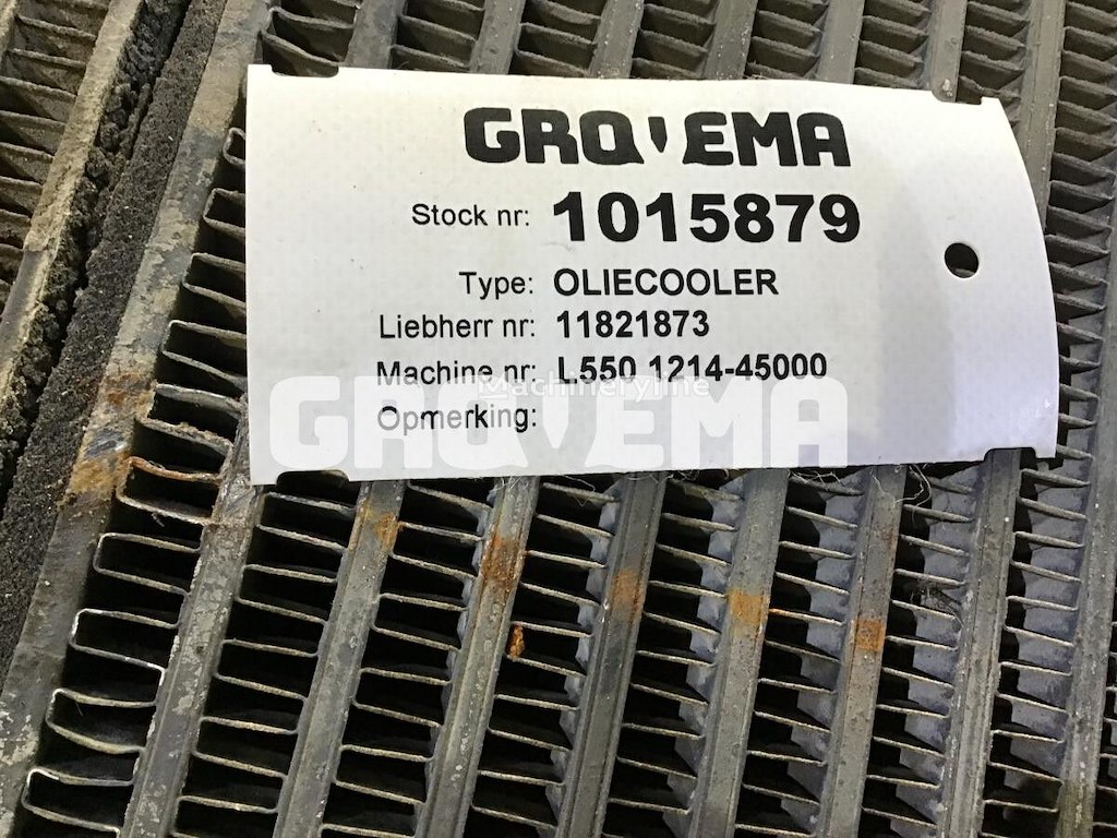 Liebherr Oilcooler 1015879 hladnjak ulja