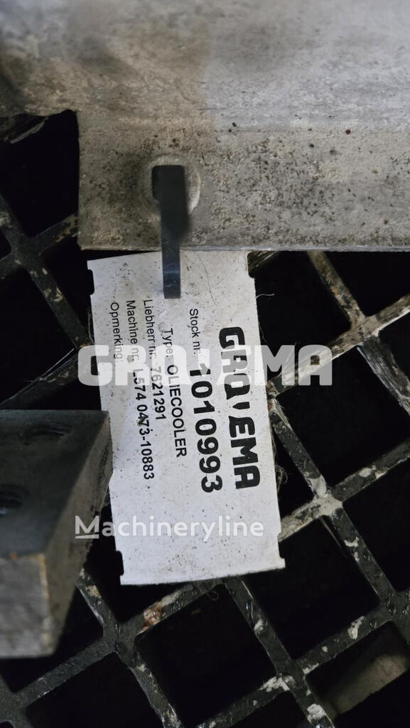 Liebherr Oilcooler 1010993 hladnjak ulja za Liebherr građevinske mašine