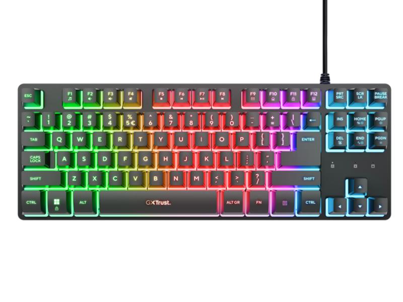 TRUST GXT833 THADO ŽIČNA RGB/TKL GAMING CRNA TASTATURA (25886)