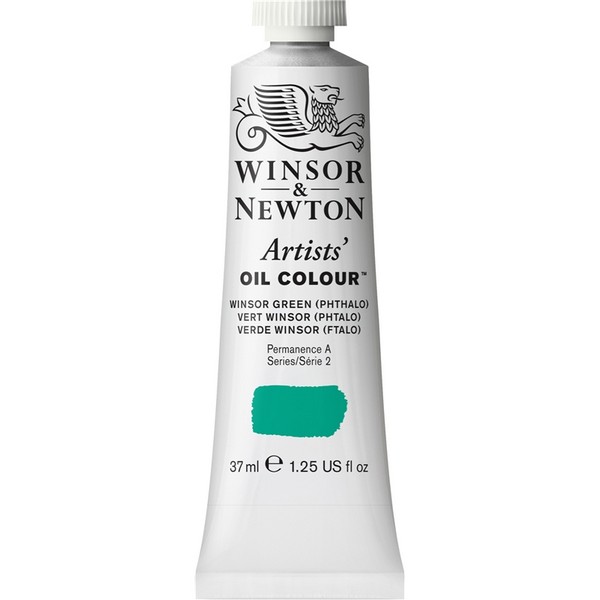 W&N Artists’ Oil Colour WN ARTISTS’ OIL COLOUR 37ML WINSOR GREEN PHTHALO