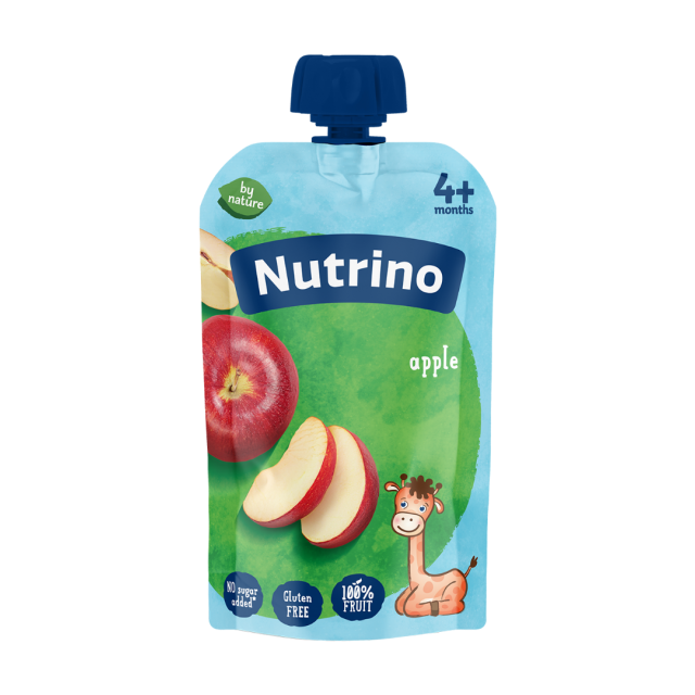 NUTRINO VOĆNA KAŠA PIRE OD JABUKE 100G 4M+