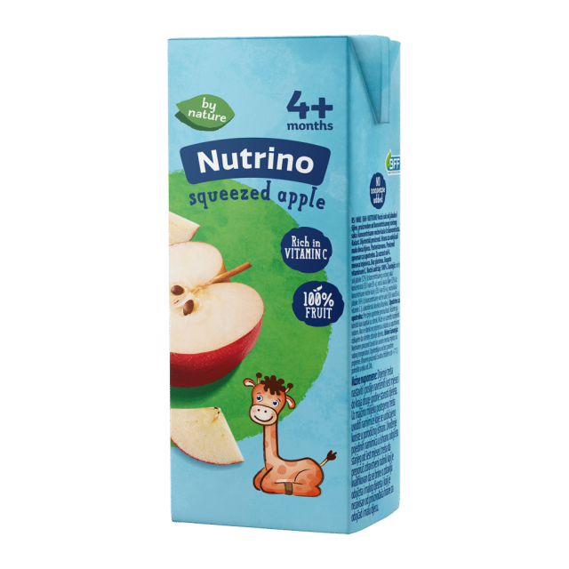NUTRINO VOĆNI SOKIĆ OD JABUKE 200ML 4M+