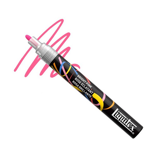 LIQUITEX LQX MARKER 2MM BRIGHT PINK