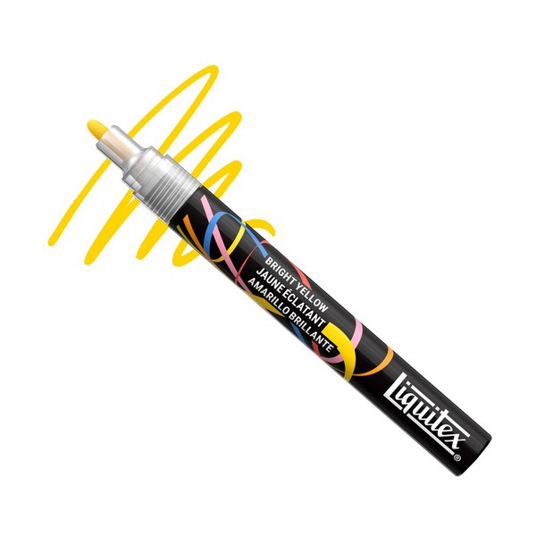 LIQUITEX LQX MARKER 2MM BRIGHT YELLOW