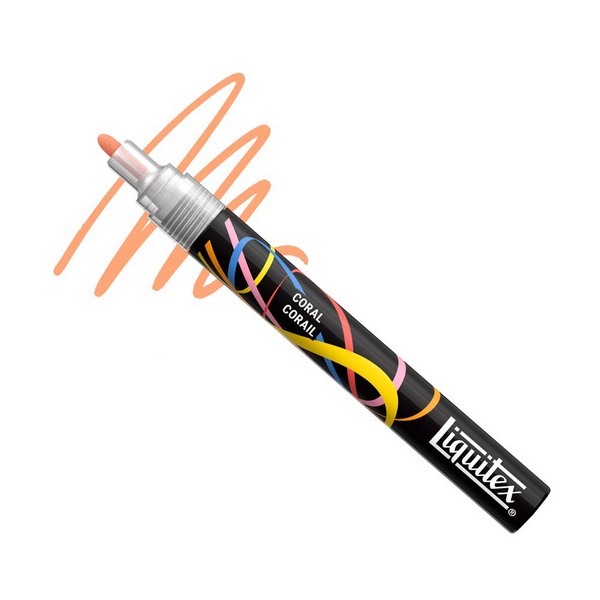 LIQUITEX LQX MARKER 2MM CORAL
