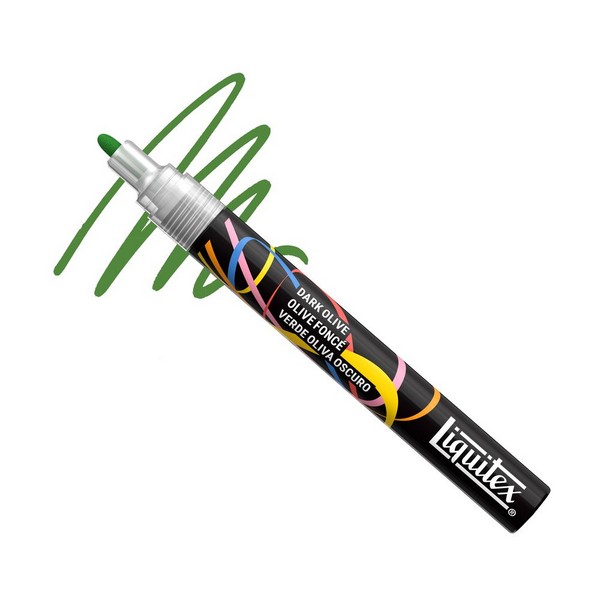 LIQUITEX LQX MARKER 2MM DARK OLIVE