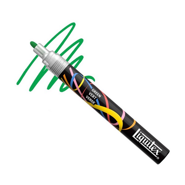 LIQUITEX LQX MARKER 2MM GREEN