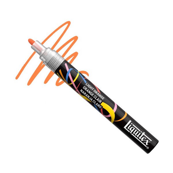 LIQUITEX LQX MARKER 2MM LIGHT ORANGE