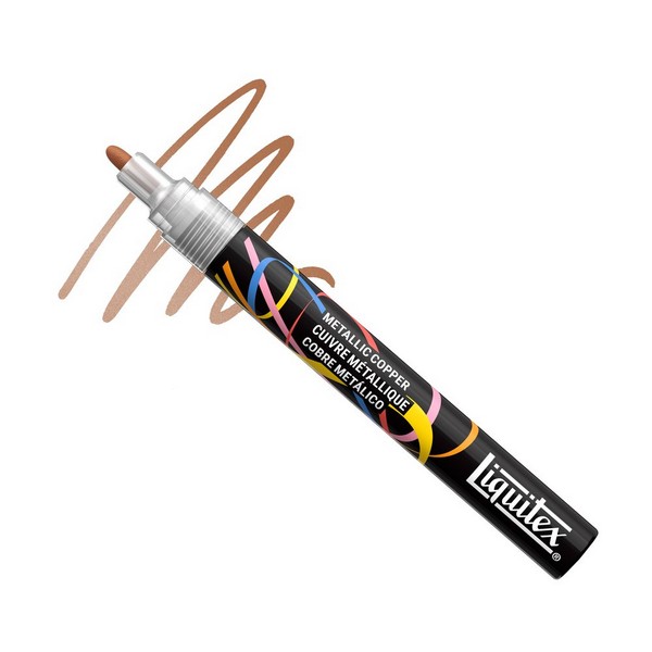 LIQUITEX LQX MARKER 2MM METALLIC COPPER