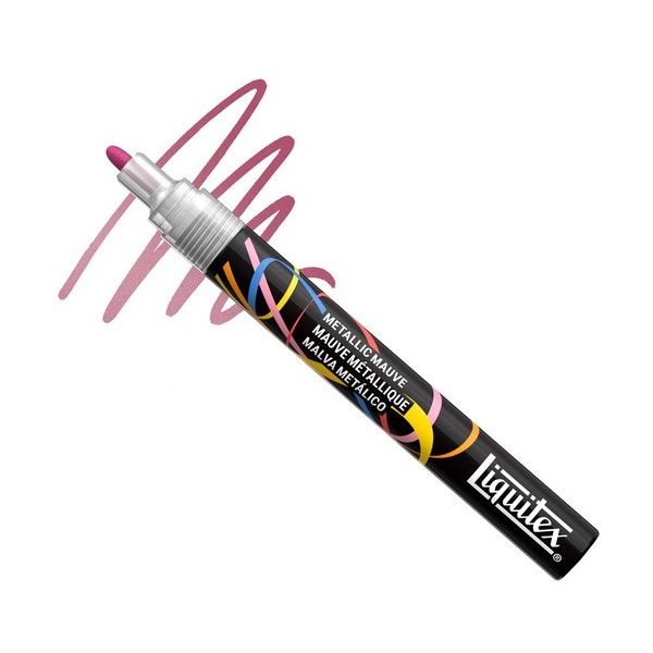 LIQUITEX LQX MARKER 2MM METALLIC MAUVE