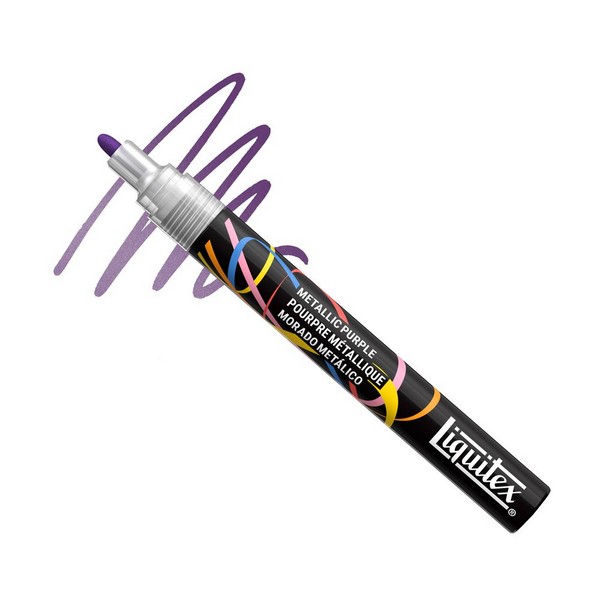 LIQUITEX LQX MARKER 2MM METALLIC PURPLE