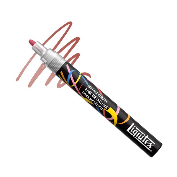 LIQUITEX LQX MARKER 2MM METALLIC ROSE